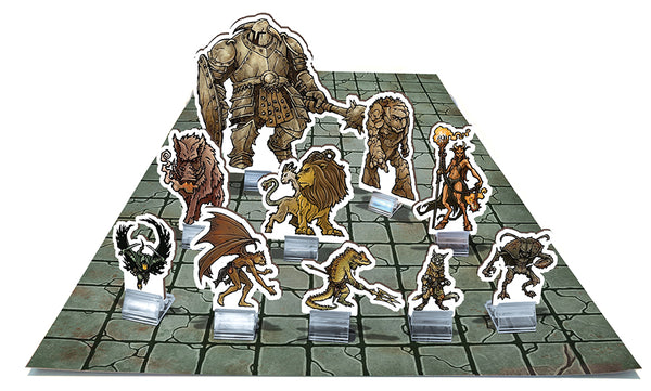 Dragonbane RPG: Monsters Standee Set – The Hidden Lair