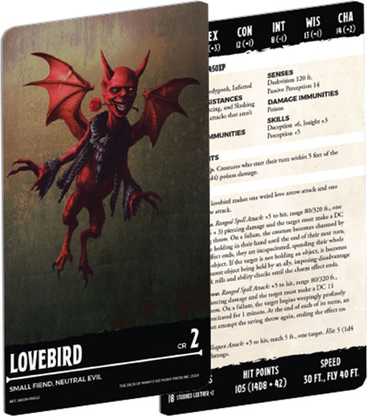 Heckna (5E): Reference Cards – The Hidden Lair